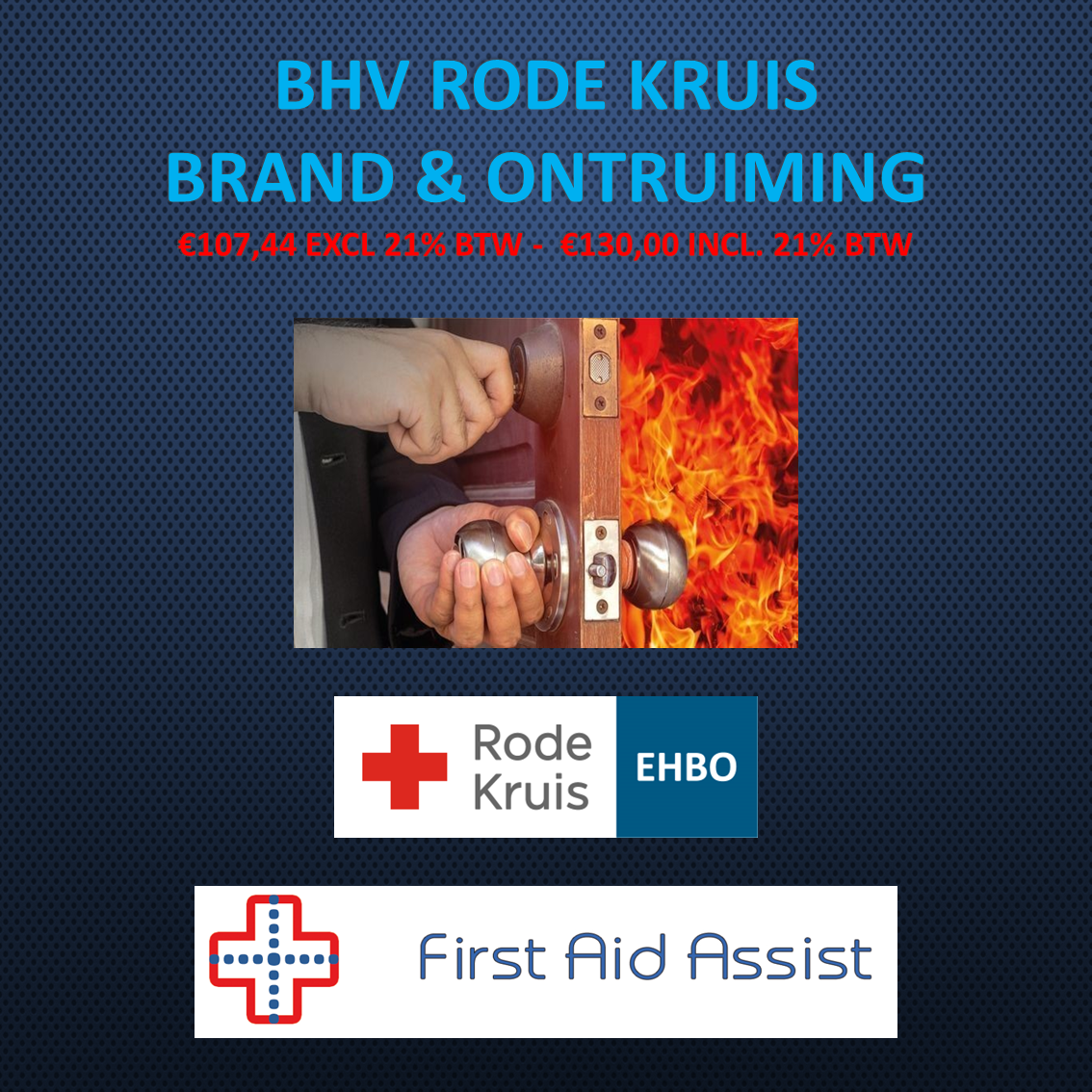 Rode Kruis BHV Brand & Ontruiming €123.97 | First Aid Assist - EHBO BHV ...