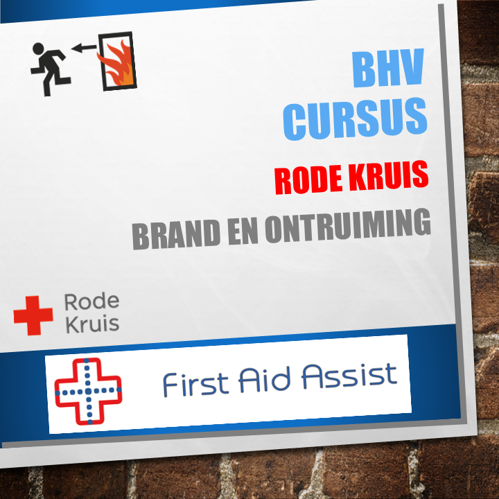 Rode Kruis BHV Brand & Ontruiming €123.97 | First Aid Assist - EHBO BHV ...